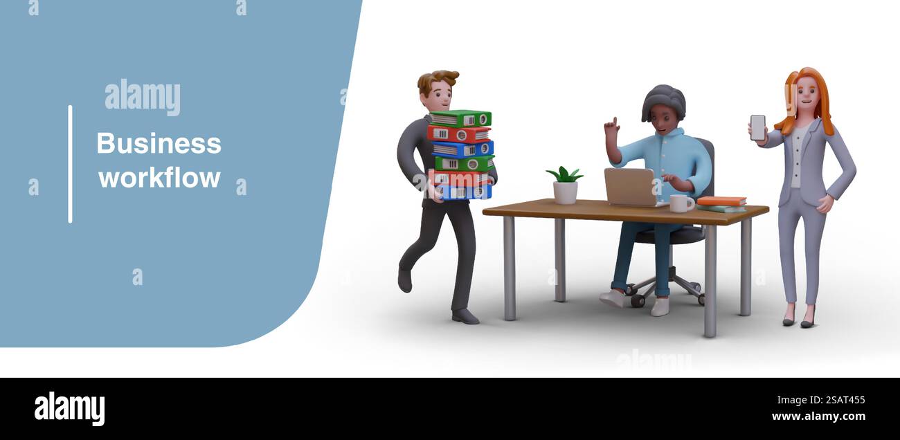 Process clerk carries stack of folders hi-res stock photography and ...