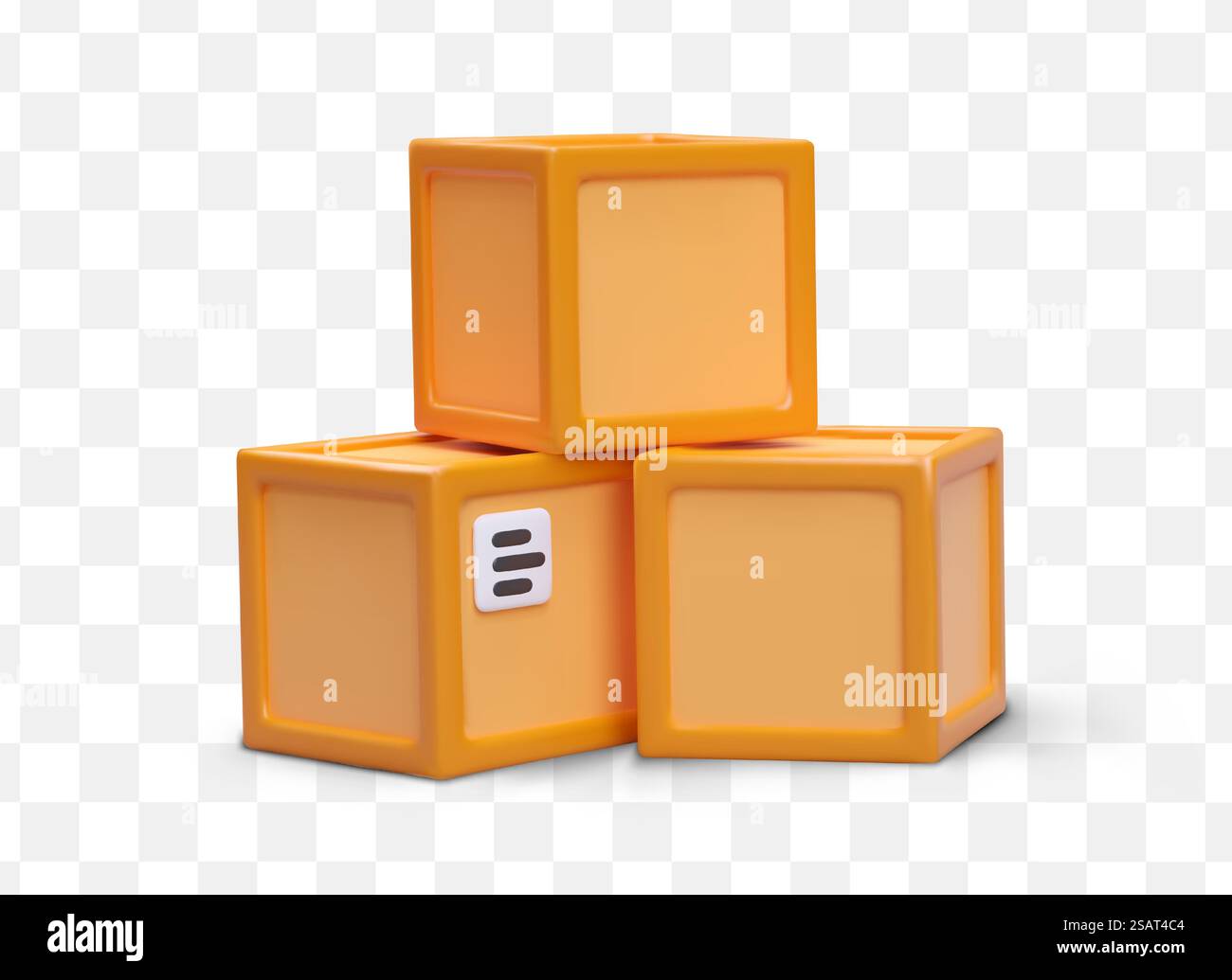 Realistic 3d cardboard box. Realistic cardboard boxes. Paper parcels ...