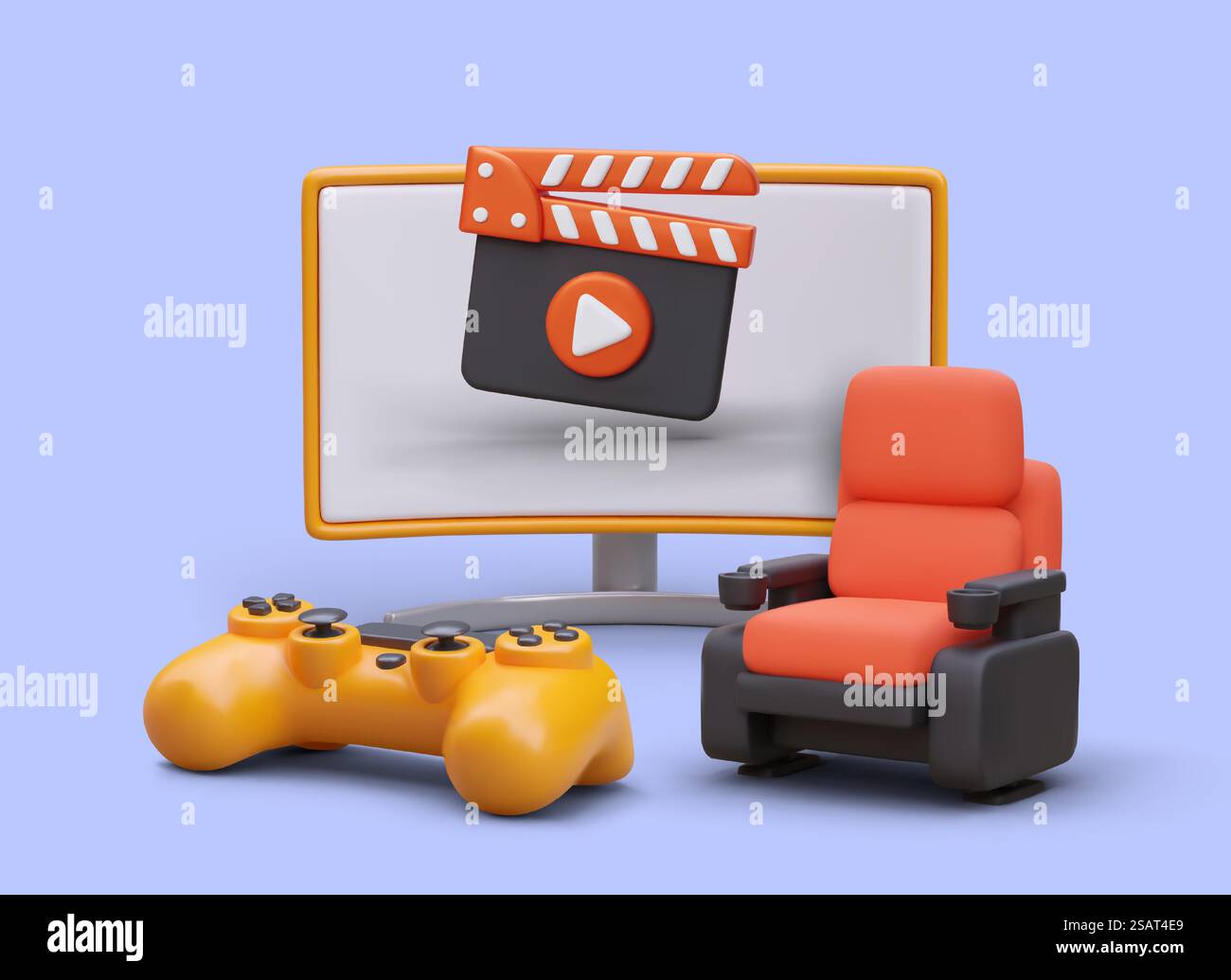 Simulation chair Stock Vector Images - Alamy