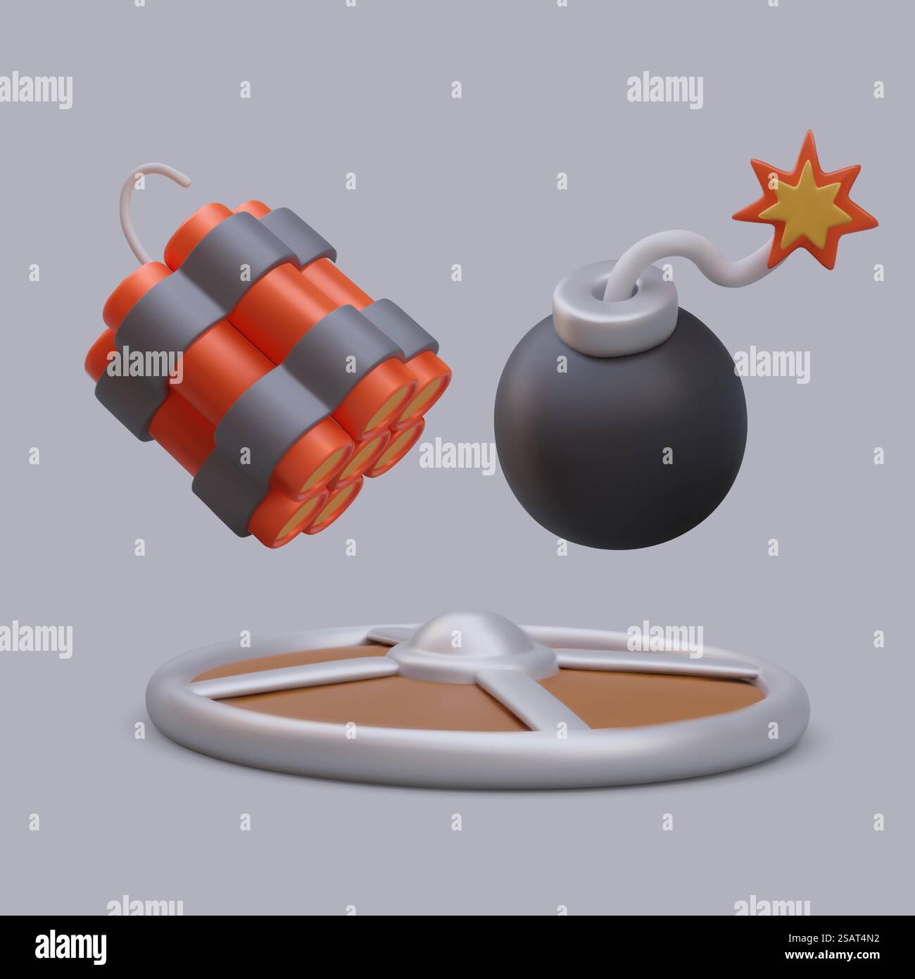 Fire cord bomb game concept of hi-res stock photography and images - Alamy