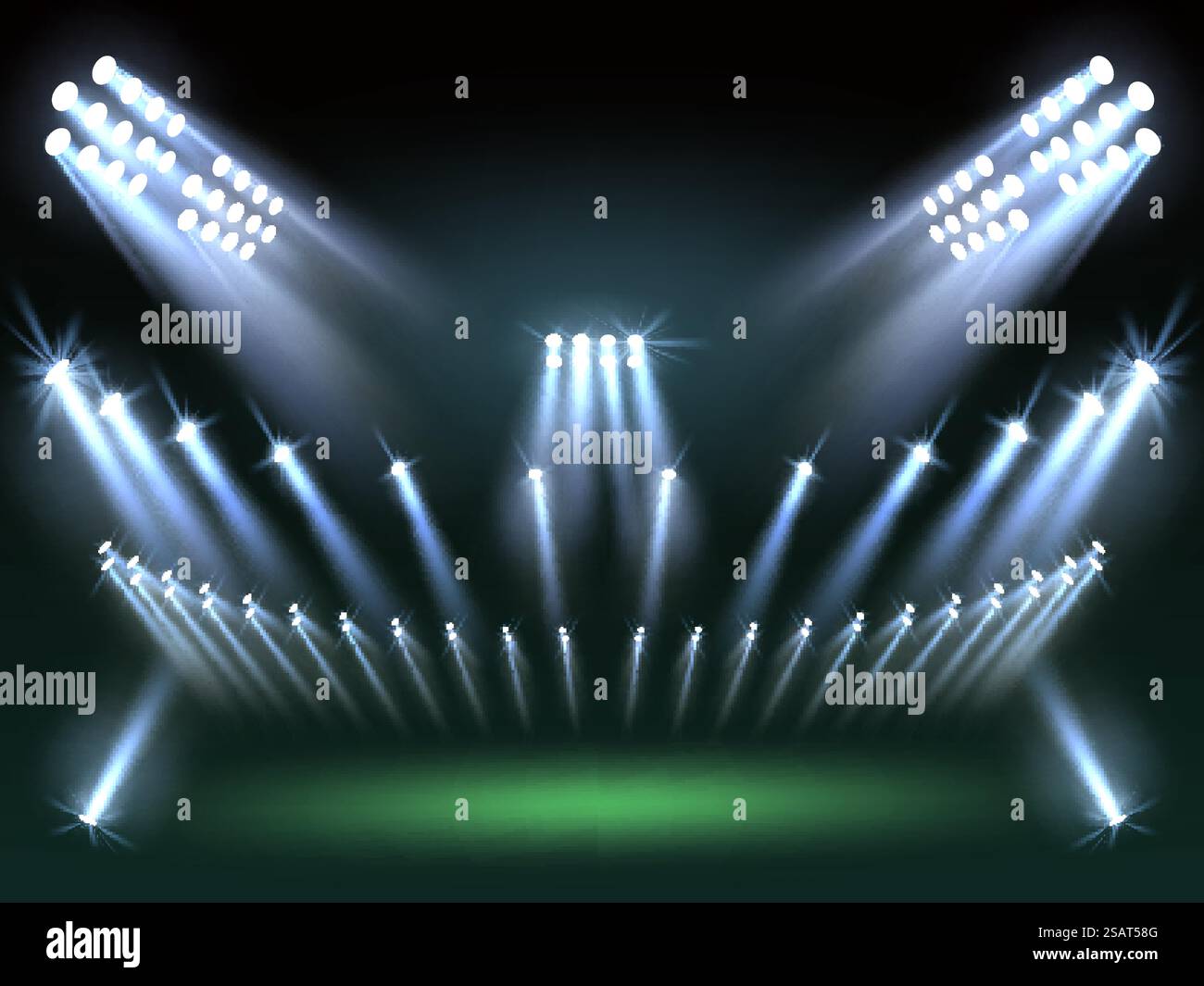 Stadium lights background directional sources hi-res stock photography ...