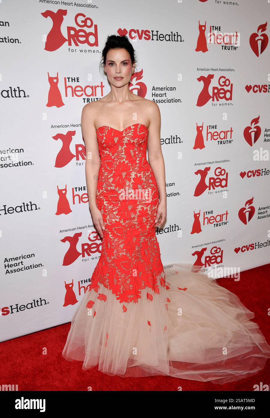 Jaimie Alexander attends the American Heart Association's Go Red for ...