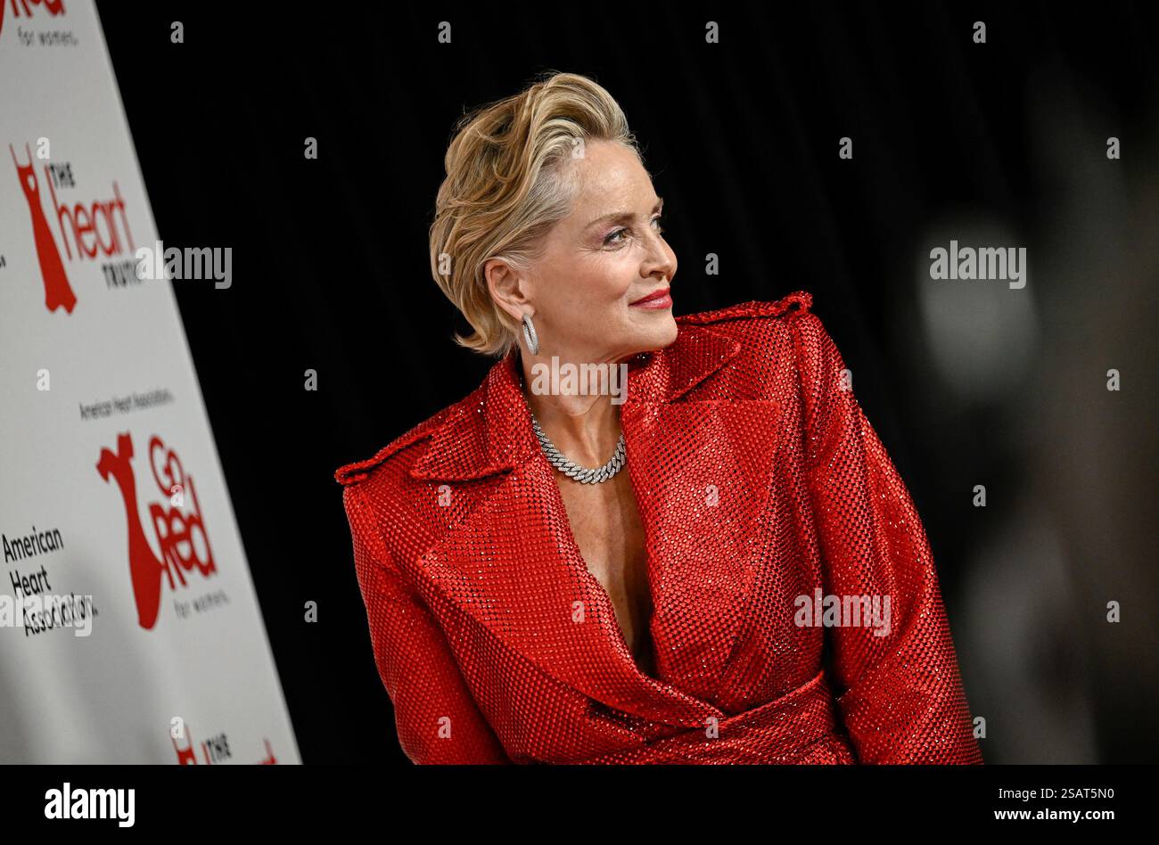 Sharon Stone attends the American Heart Association's Go Red for Women ...