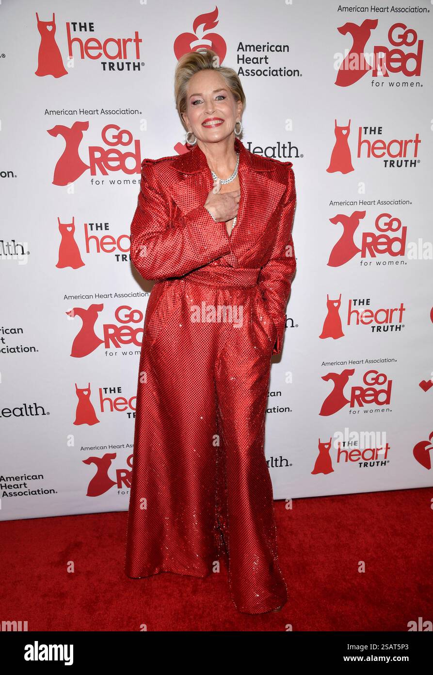 Sharon Stone attends the American Heart Association's Go Red for Women ...