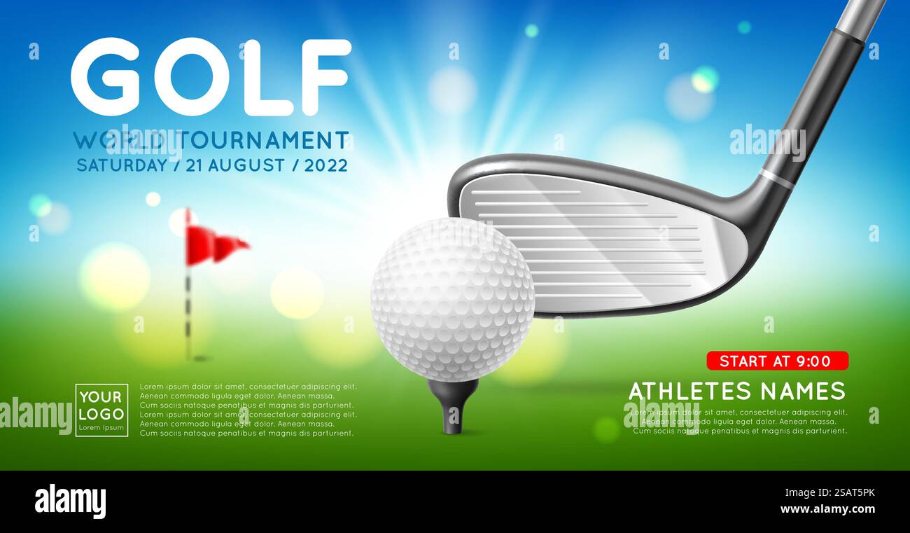 Invitational golf Stock Vector Images - Alamy