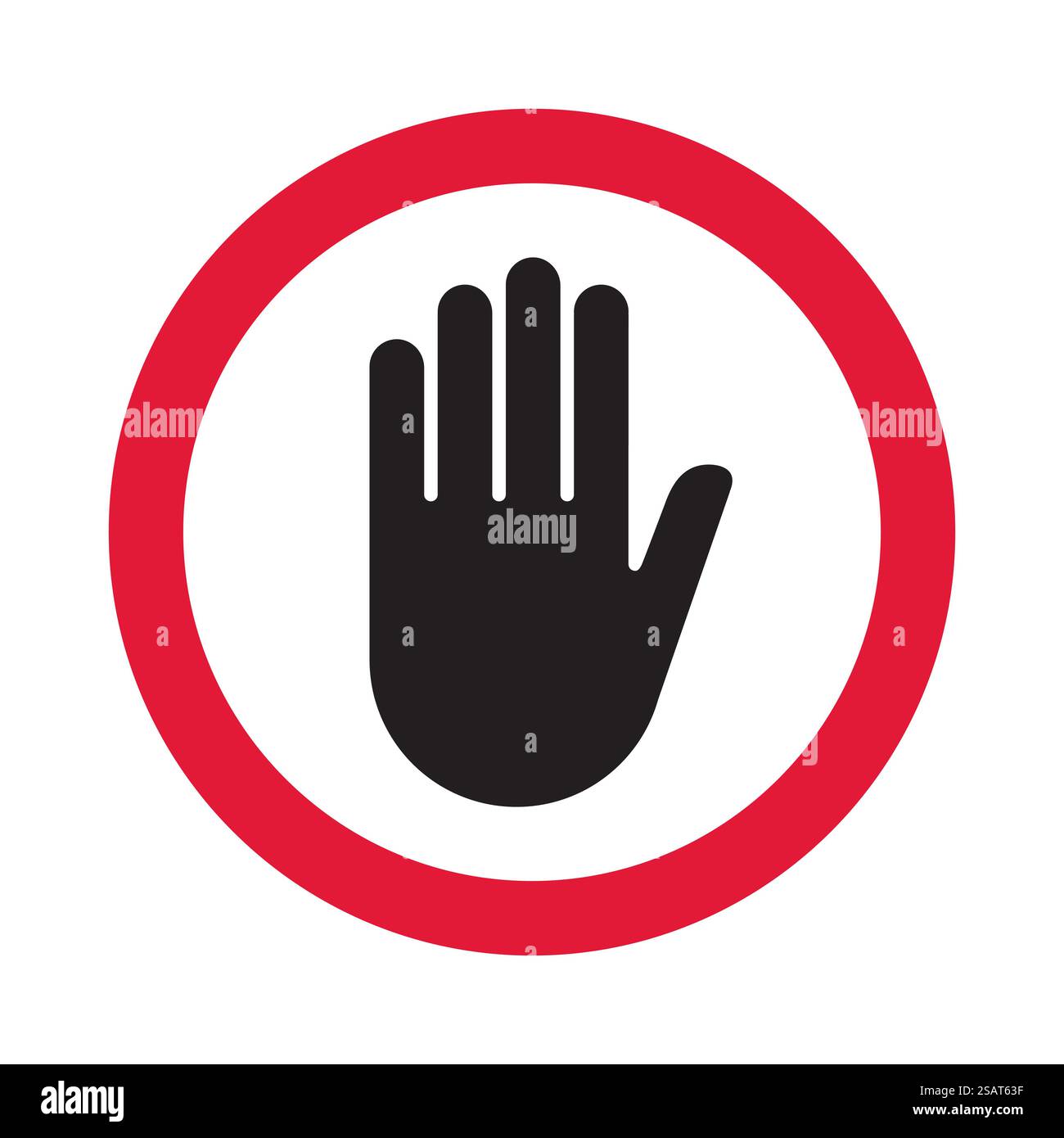 Hand sign push. Vector illustration.. Hand sign push Stock Vector Image ...