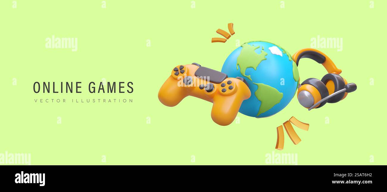 Online games. Competition on Internet. World tournament. Players from ...