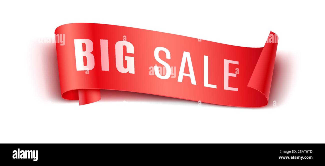 Free Shipping ribbon tag realistic vector illustration. Red arrow ...