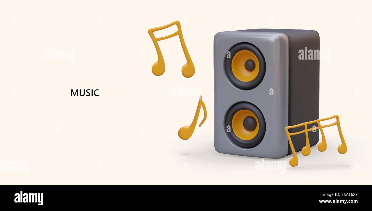 Poster for musical store. Music player and sound amplification device ...