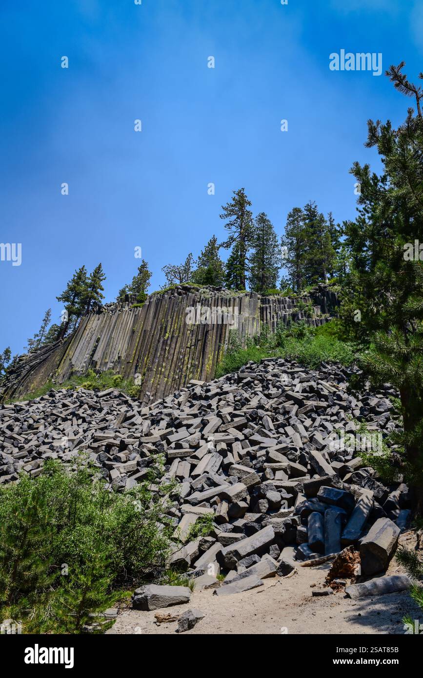 Devils Postpile National Monument in Mammoth Lakes, California protects ...