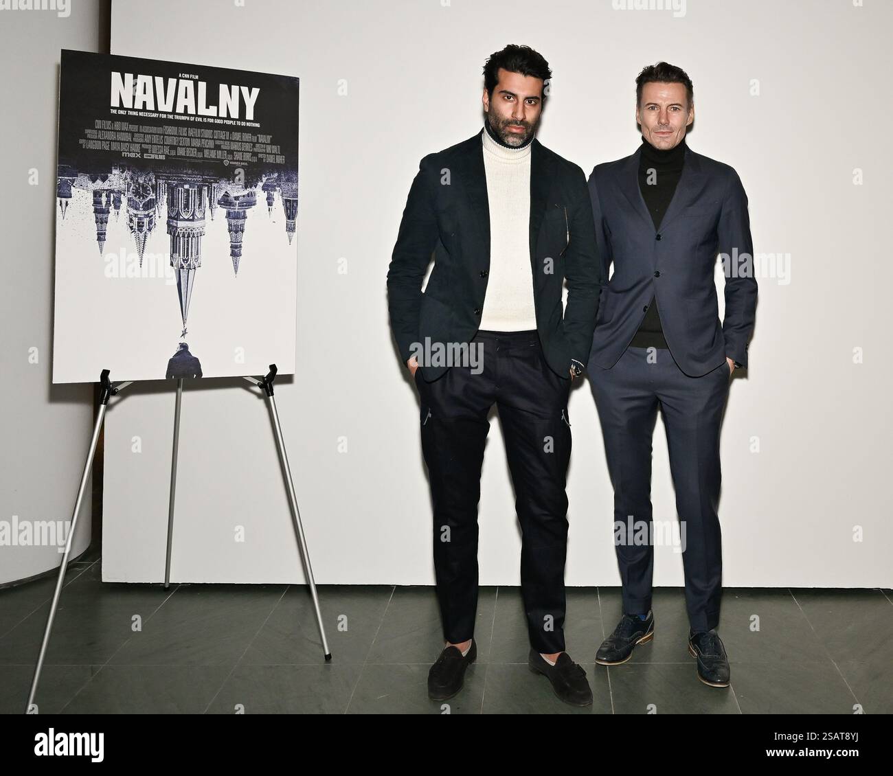 New York, USA. 30th Jan, 2025. (L-R) Filip Narula and Alex Lundqvist ...