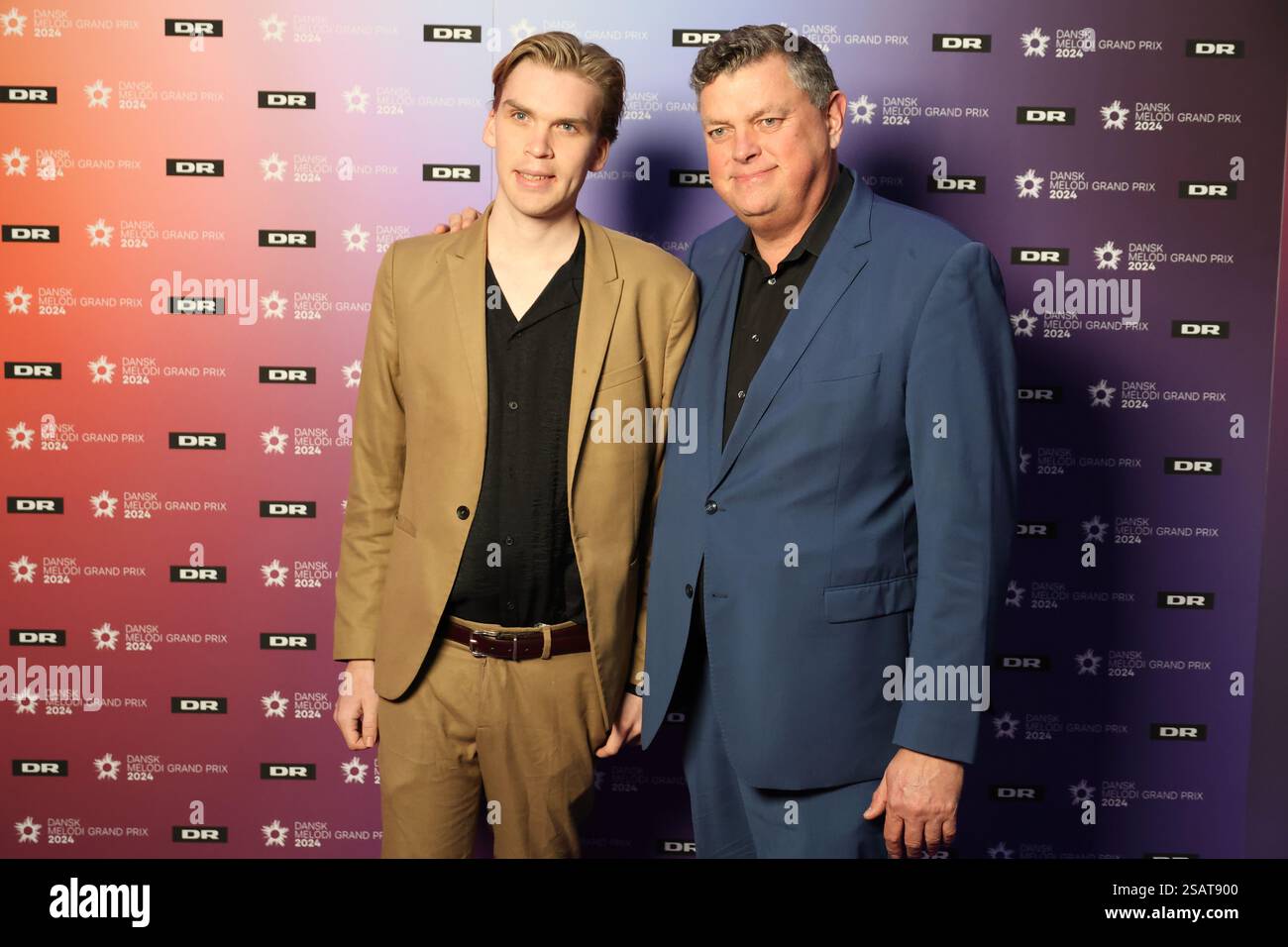 Markus Hjortshøj (L) and Mogens Jensen (R) of the the Social Democrats ...
