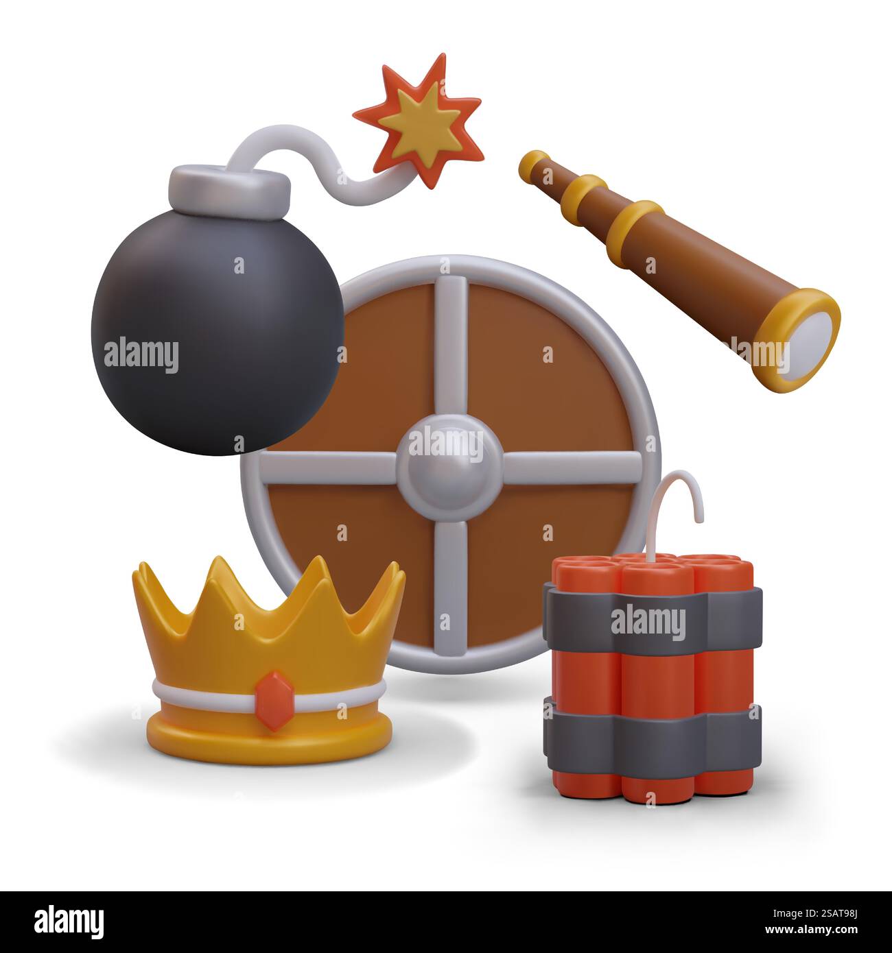 Dynamite bomb realistic composition hi-res stock photography and images ...