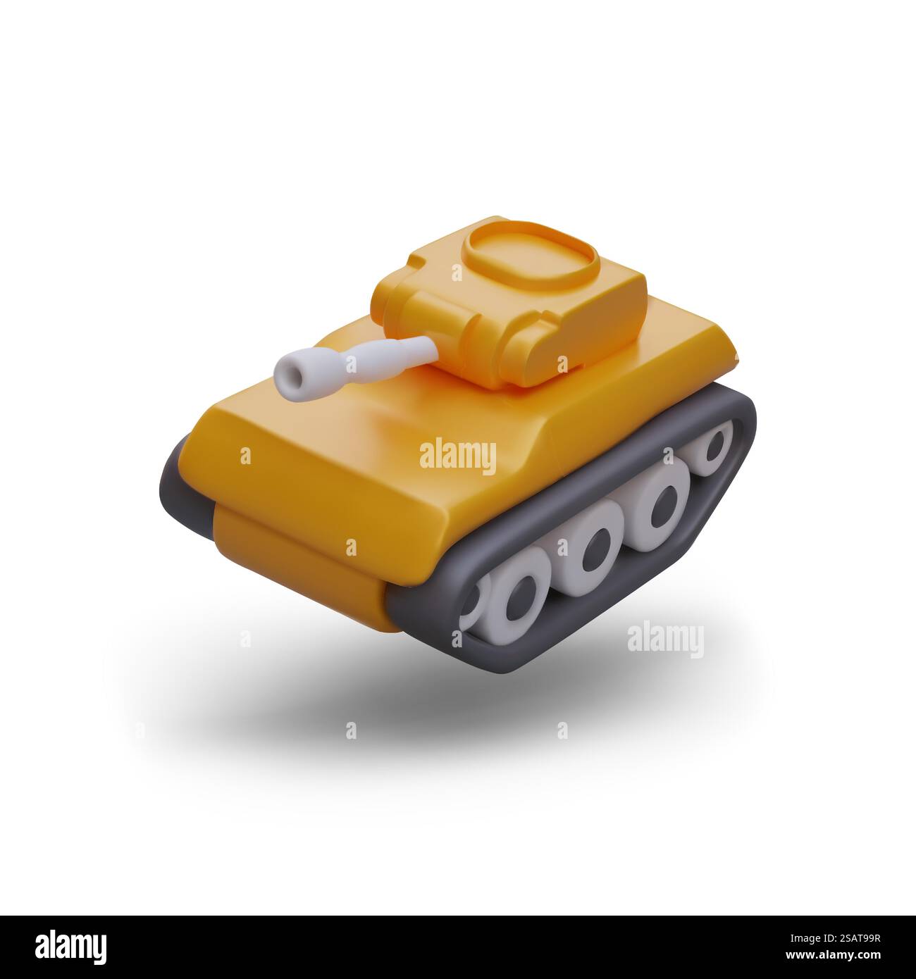 Realistic military heavy equipment. Element of weapon for cartoon army ...