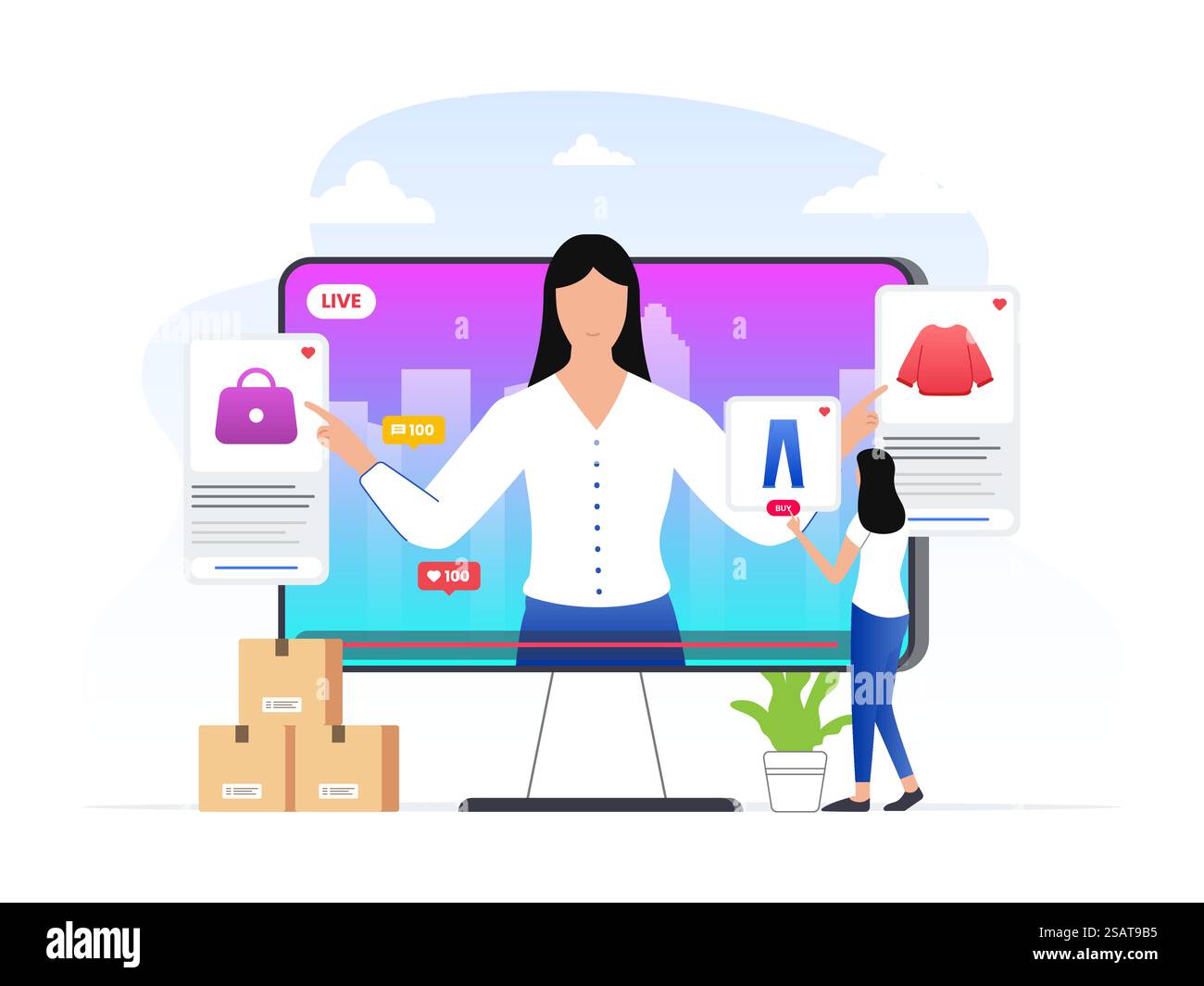 Social media influencer from Stock Vector Images - Alamy