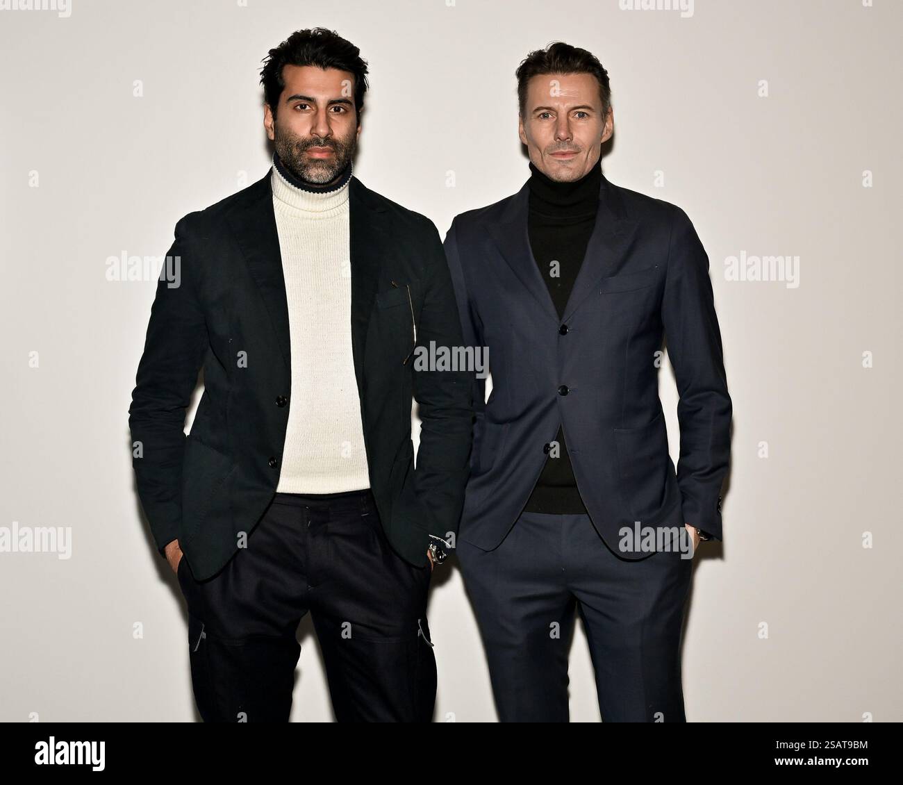 New York, USA. 30th Jan, 2025. (L-R) Filip Narula and Alex Lundqvist ...