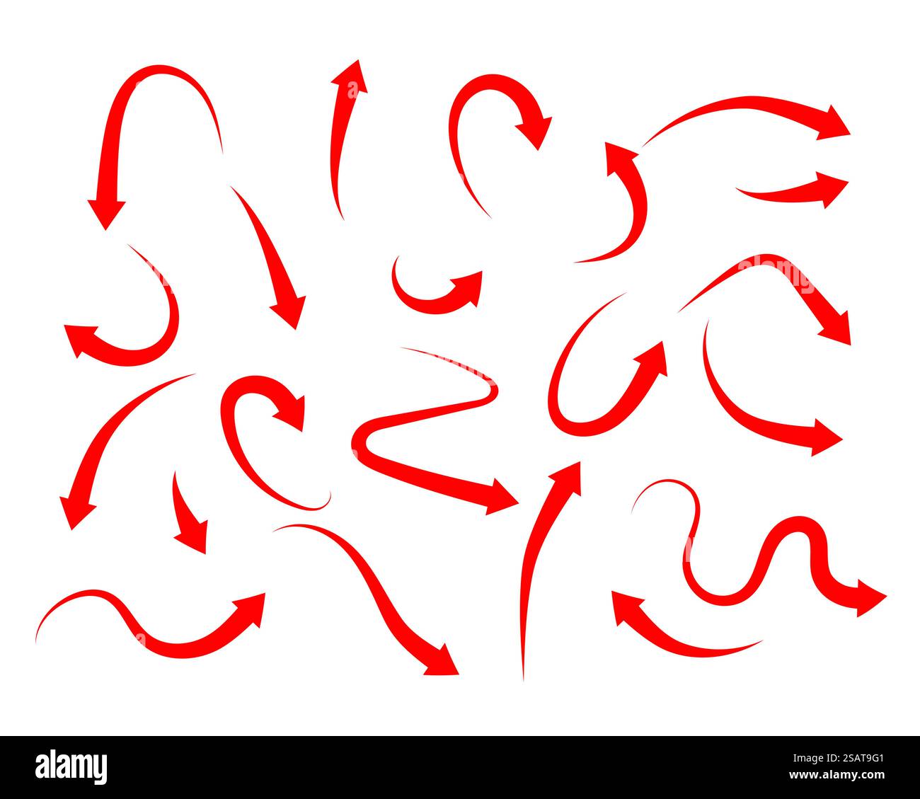 Set different doodle icons Cut Out Stock Images & Pictures - Alamy