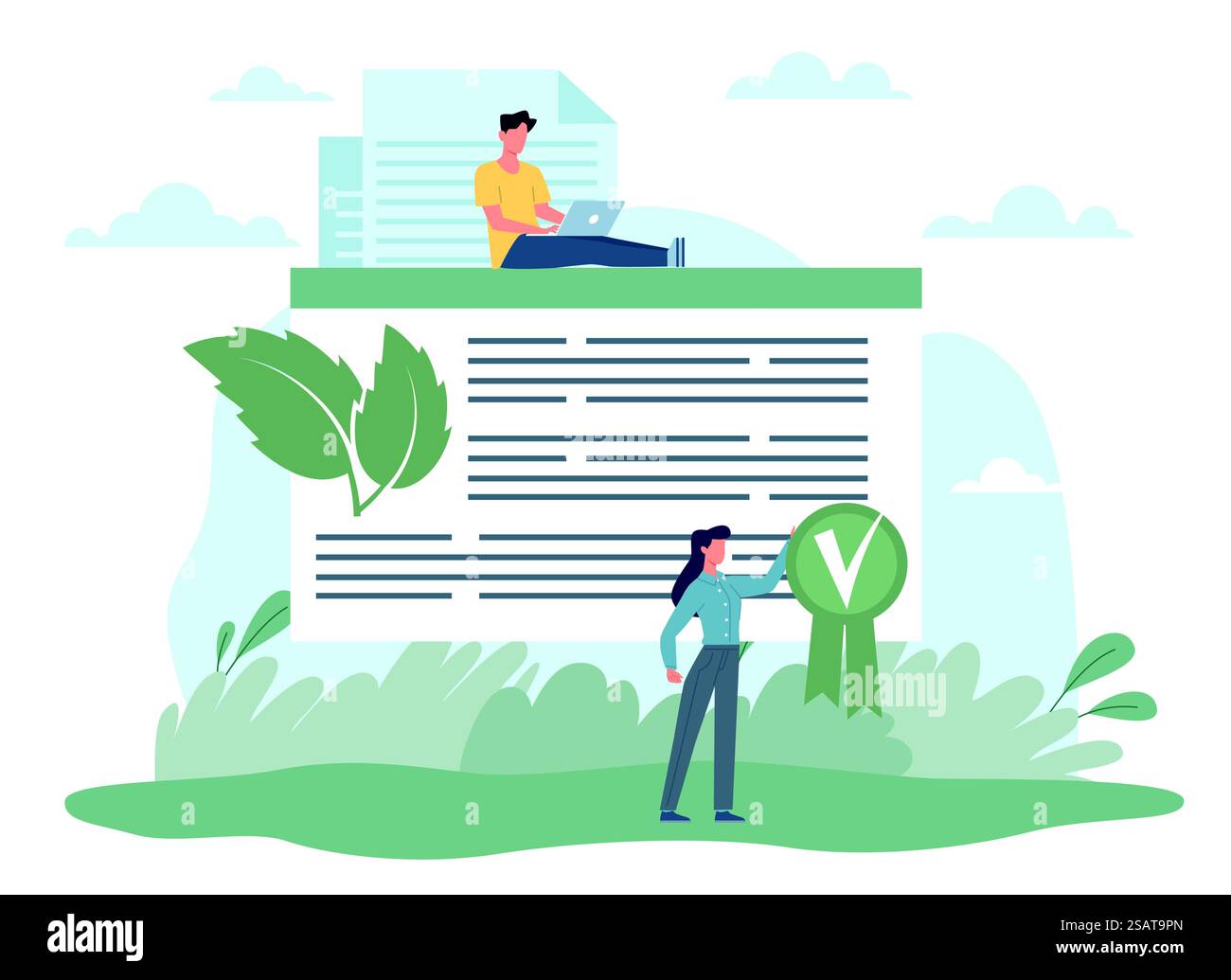 Green certificate, diploma, ecological consumption natural resources ...