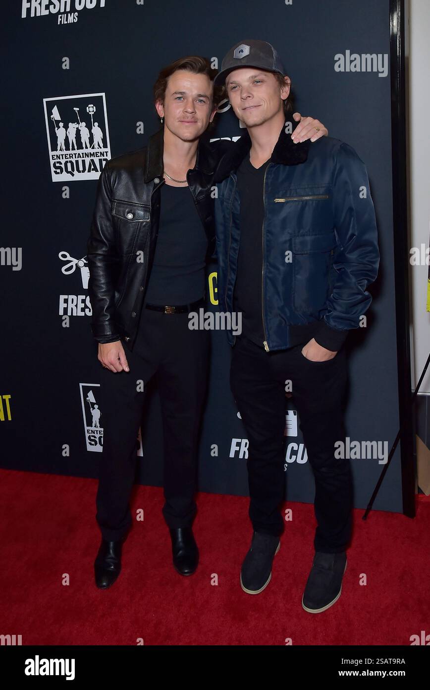 Los Angeles, USA. 30th Jan, 2025. John Owen Lowe and Edward Matthew ...
