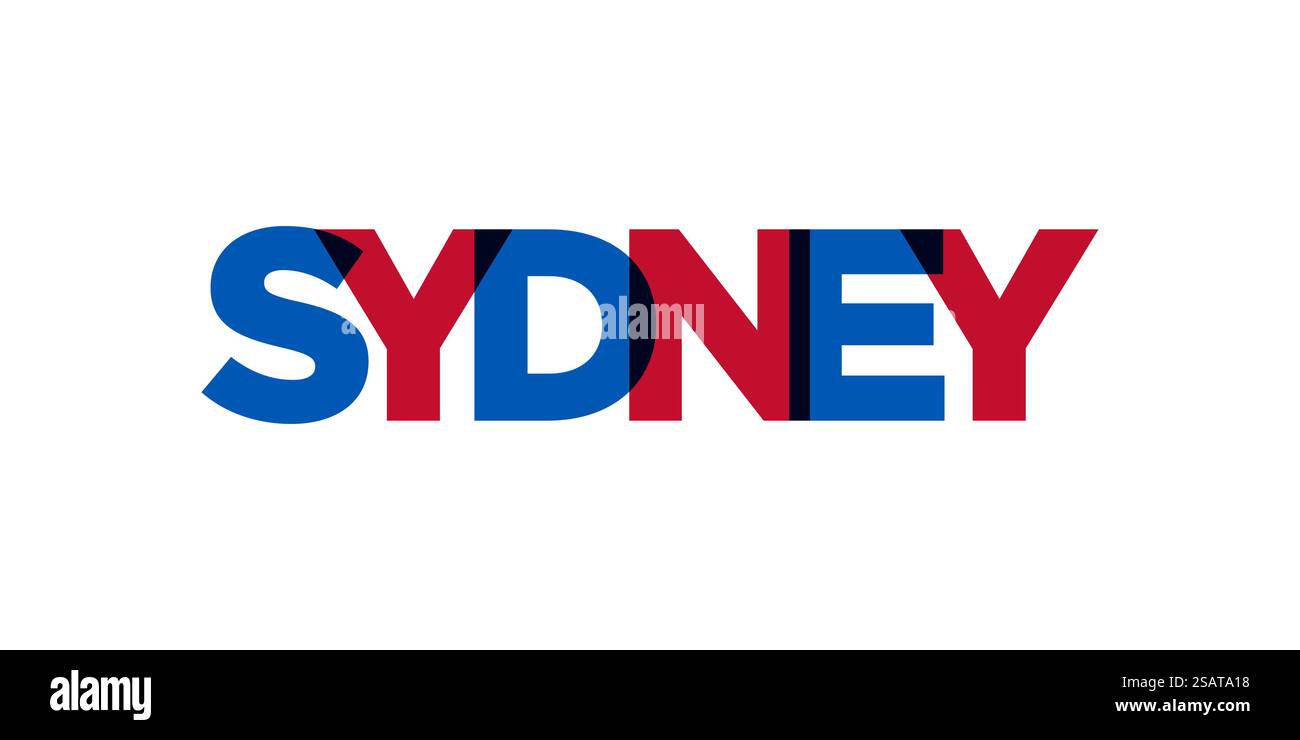 Sydney in the Australia emblem for print and web. Design features ...