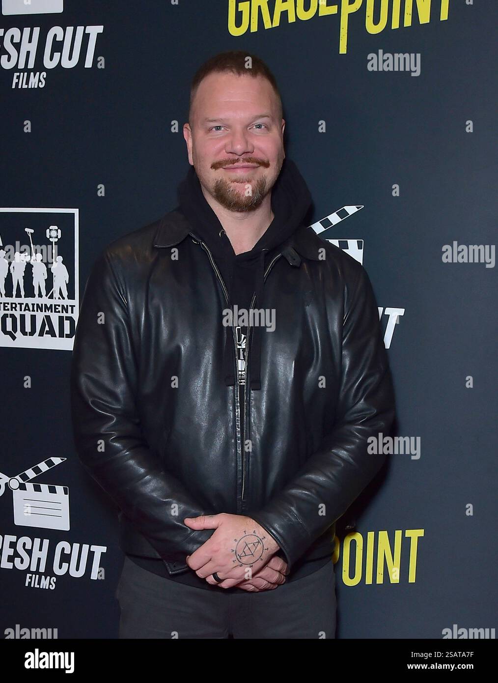 Jim Parrack arriving at the “Grace Point” premiere held at Regal ...
