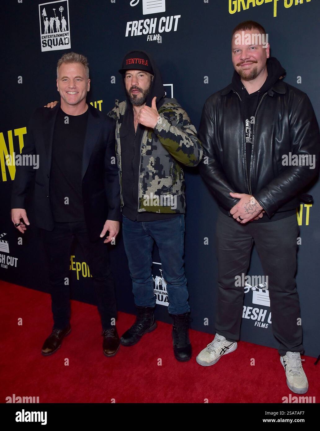 Los Angeles, USA. 30th Jan, 2025. Sean Carrigan, Jon Bernthal and Jim ...