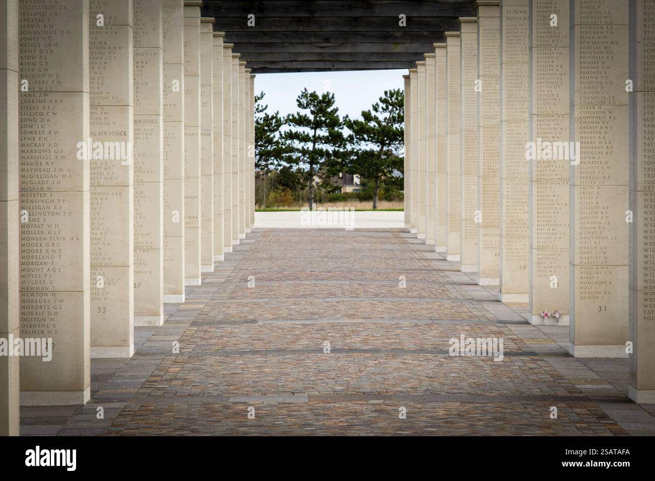 The British Normandy Memorial is a war memorial near the village of Ver ...