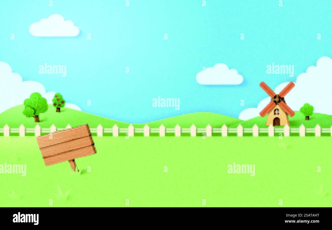 Spring background blank paper Stock Vector Images - Alamy