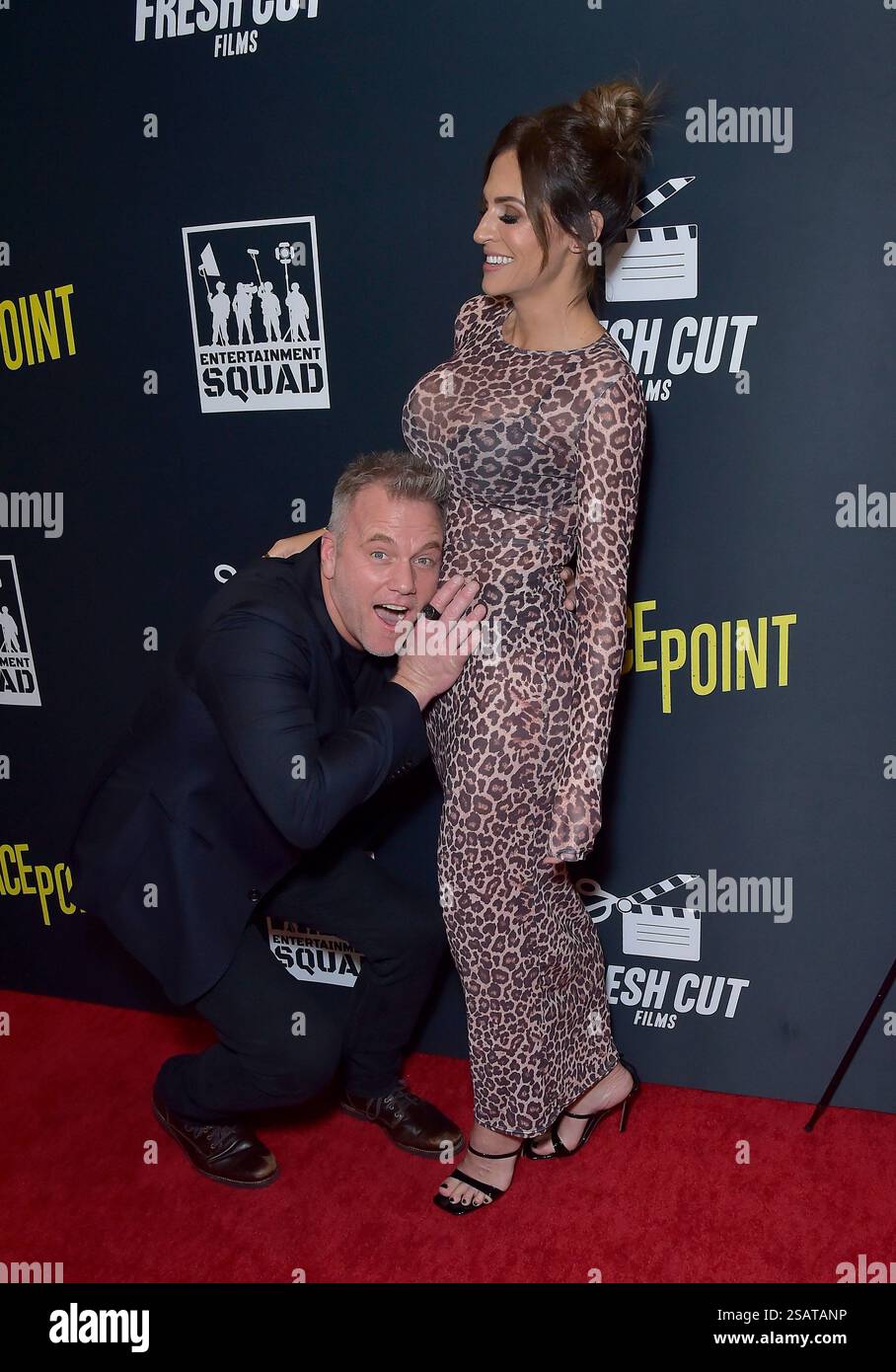Los Angeles, USA. 30th Jan, 2025. Sean Carrigan and Jazmin Tempske ...