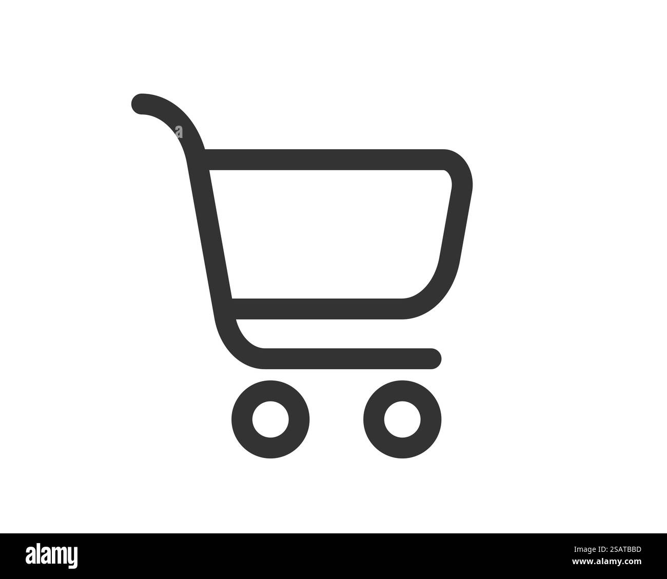 shopping cart icon vector Stock Vector Image & Art - Alamy
