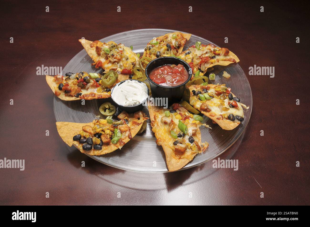 Traditional and Authentic Mexican cuisine known as nachos Stock Photo ...