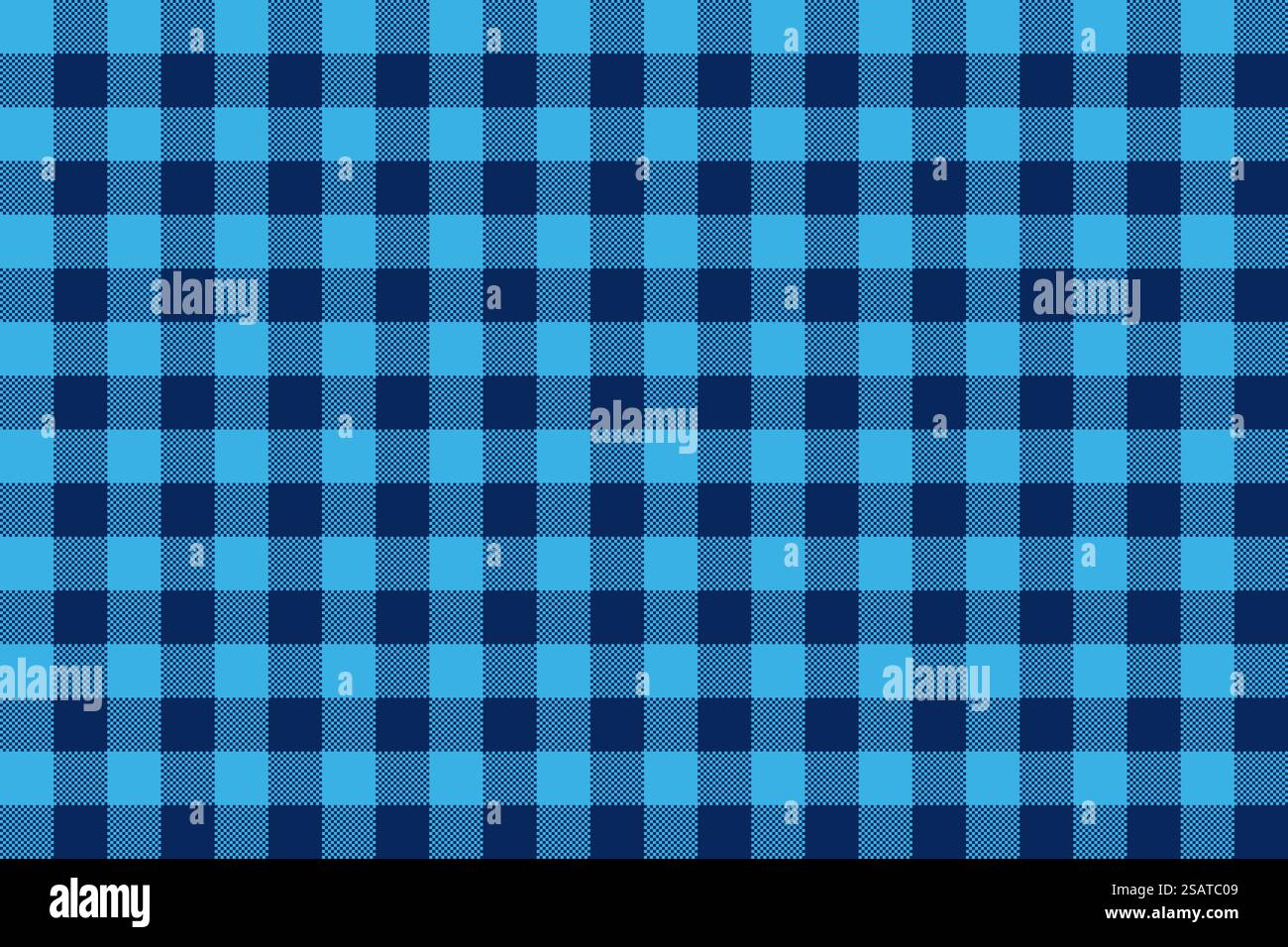 Blue check seamless background. Vector illustration.. Blue check ...