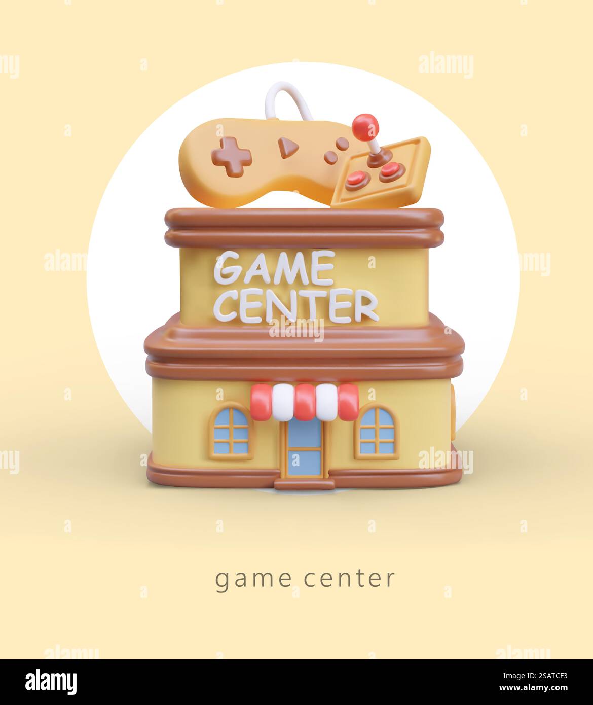 Console decorated Stock Vector Images - Alamy