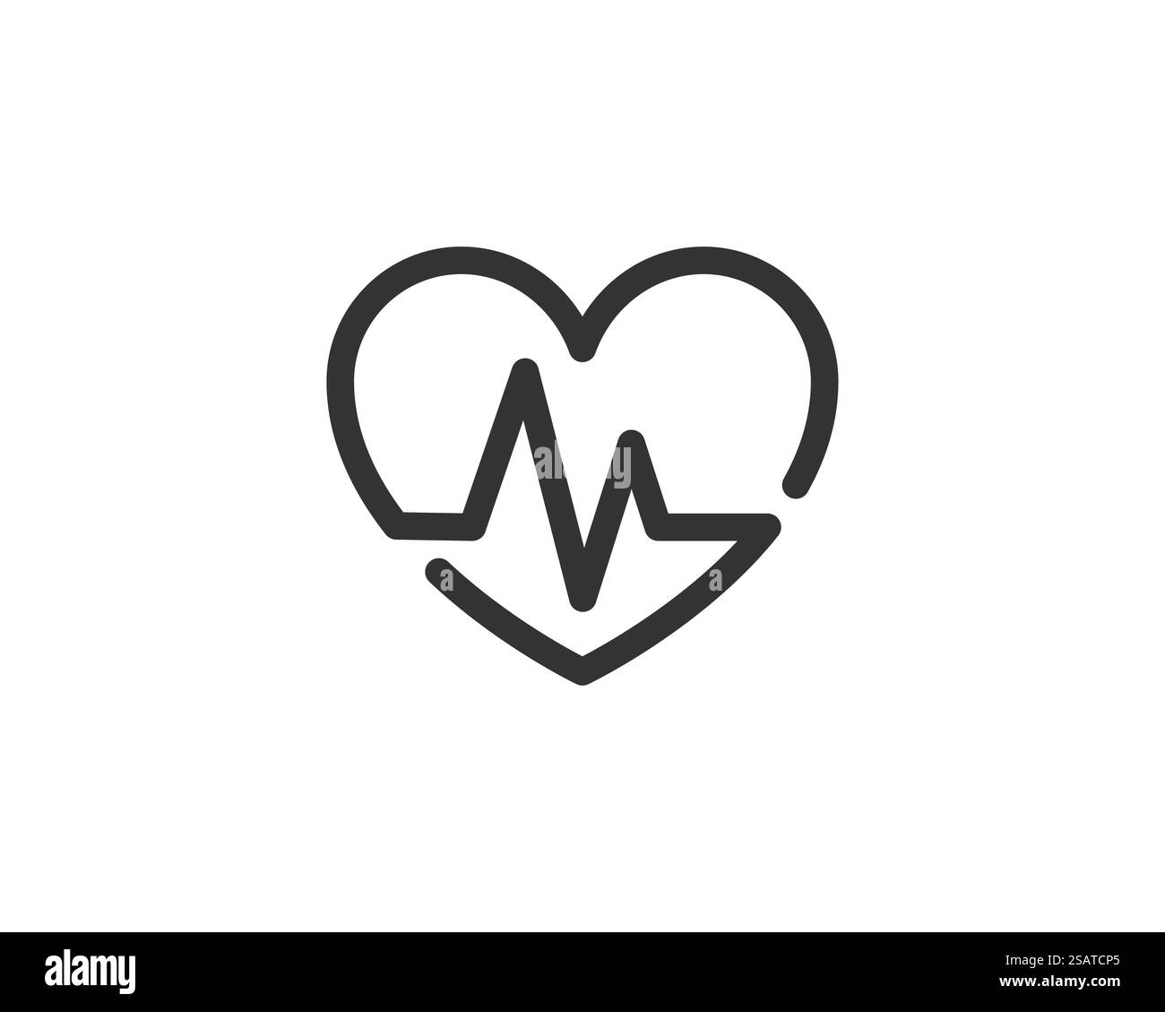 Heart health care vector icon. Cardio medicine symbol. Cardiology ...