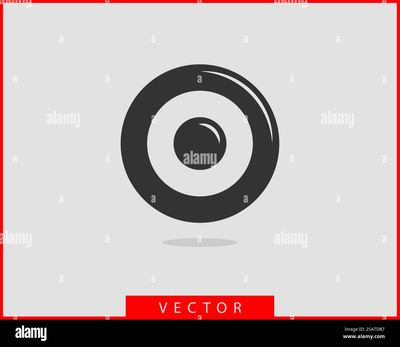 Target icon vector Stock Vector Image & Art - Alamy