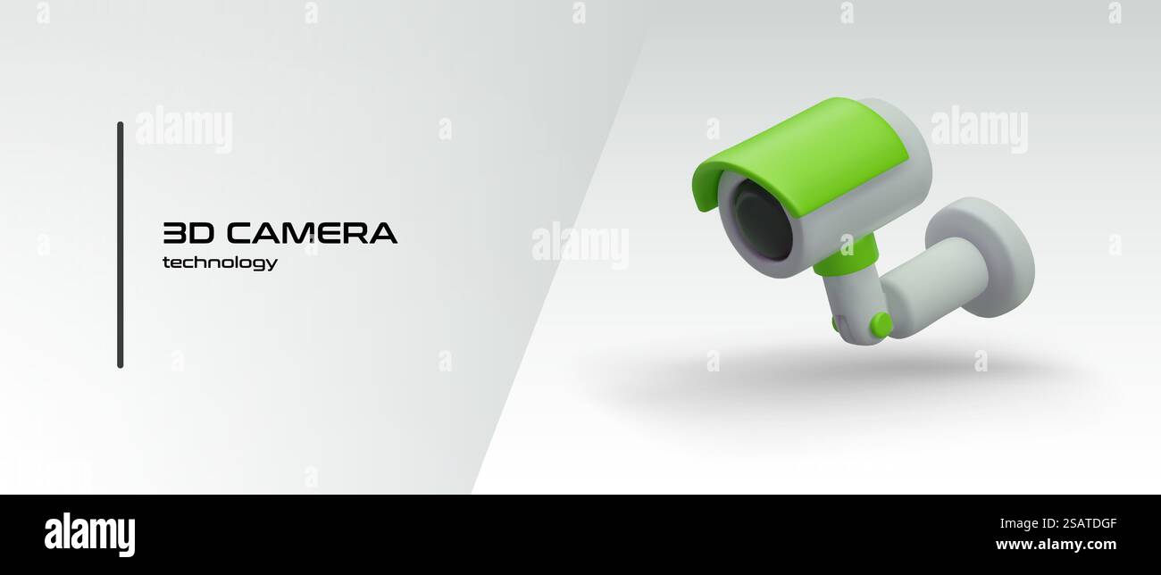 3D camera for street surveillance. Supervisory system. Electronic ...