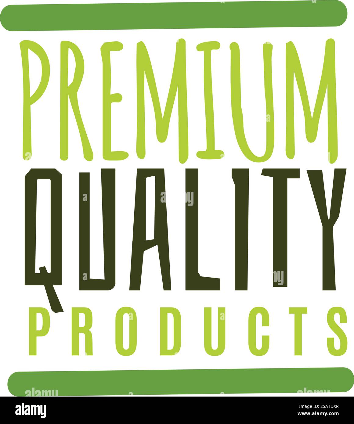 Premium quality products label. Organic food mark isolated on white ...