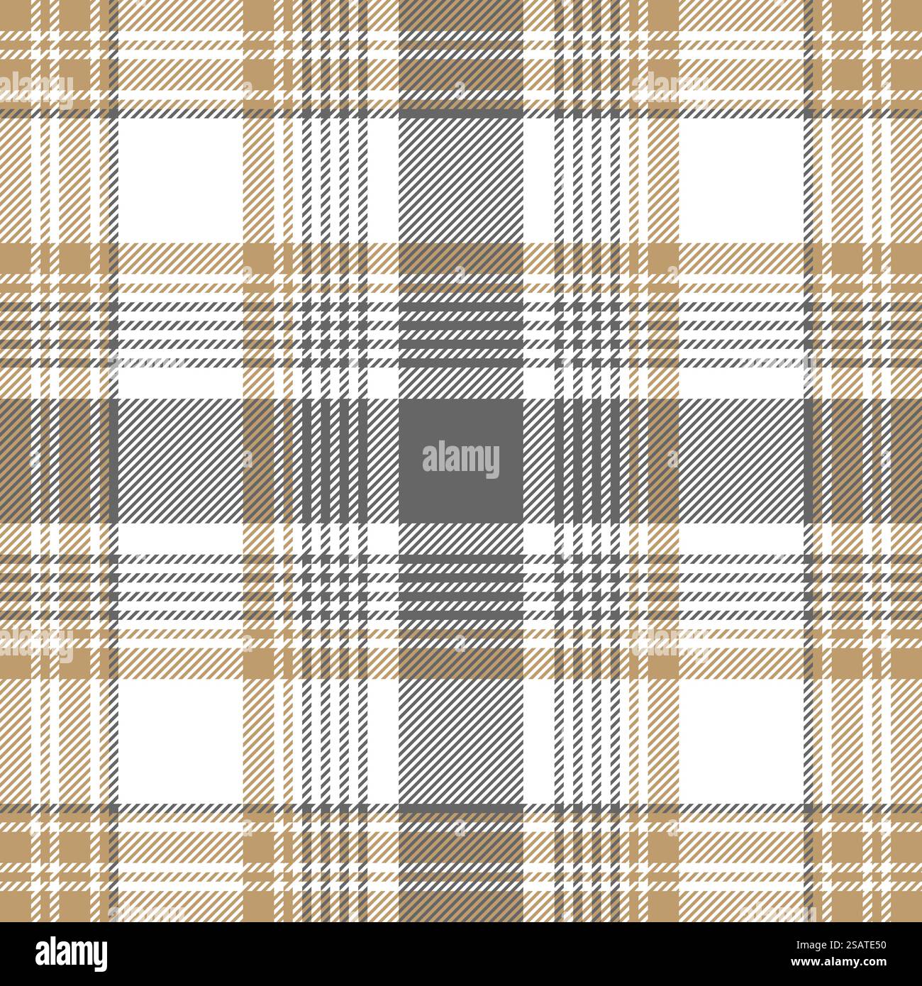 Gold platinum checkered plaid seamless pattern. Vector illustration ...