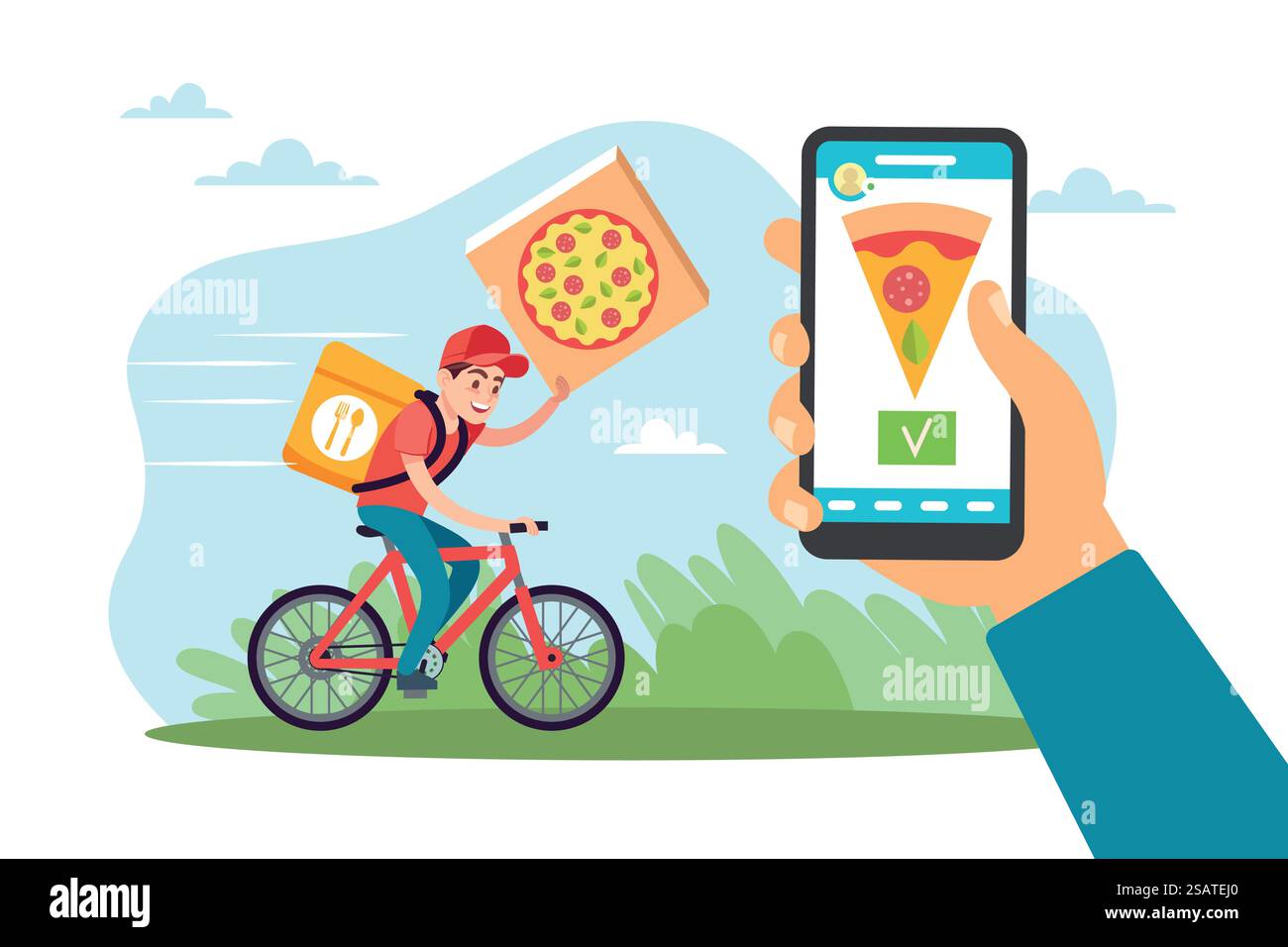 Home food delivery service, online mobile ordering application ...