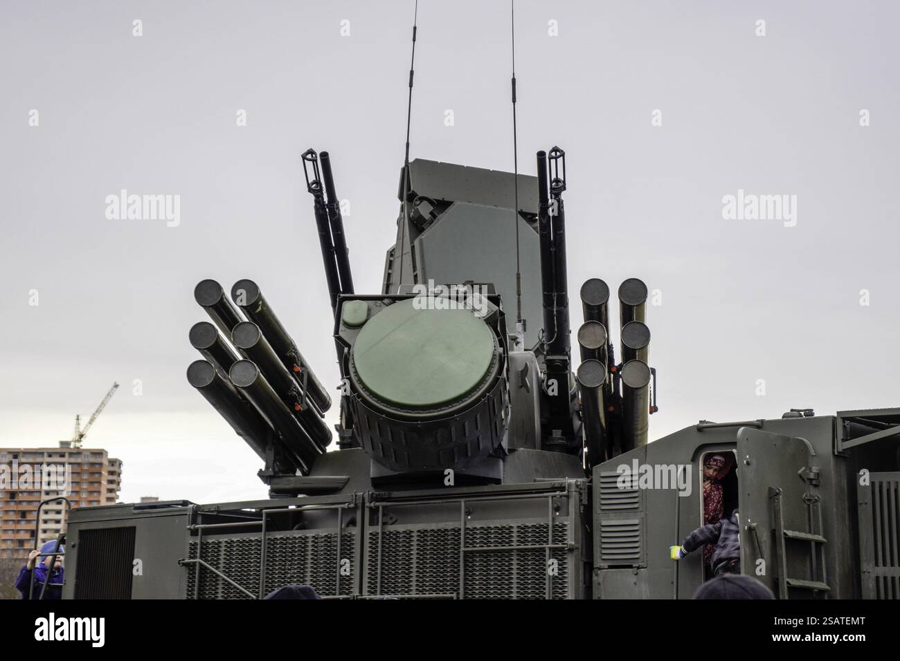 Russian self-propelled anti-aircraft missile and gun system (ZRPK ...