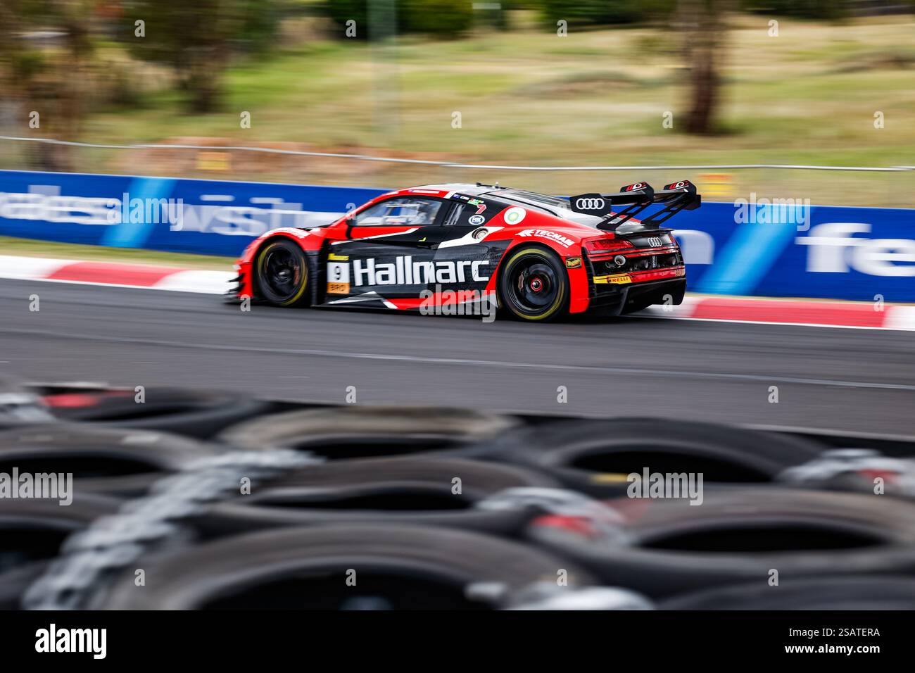 Bathurst, Australia. 31st Jan, 2025. The #9 Hallmarc Racing Audi R8 LMS ...