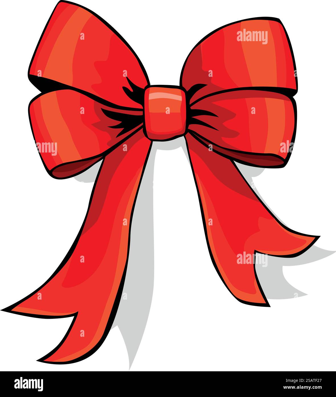 Bonus card red bow Stock Vector Images - Alamy