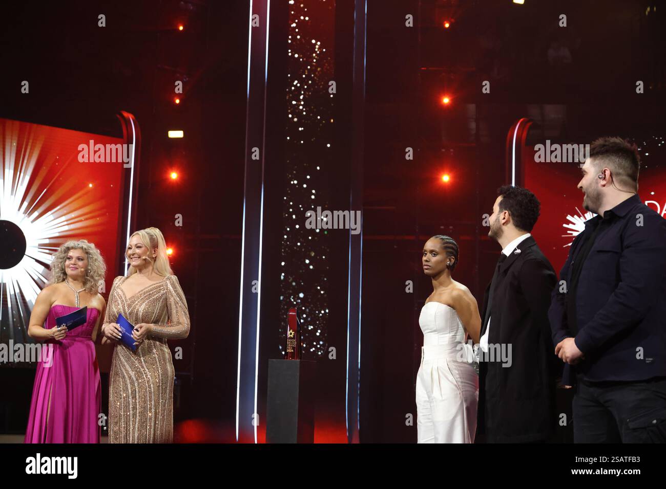 (L-R) Sara Bro, Stephanie Surrugue, Saba Lykke Oehlenschlæger, Basim ...