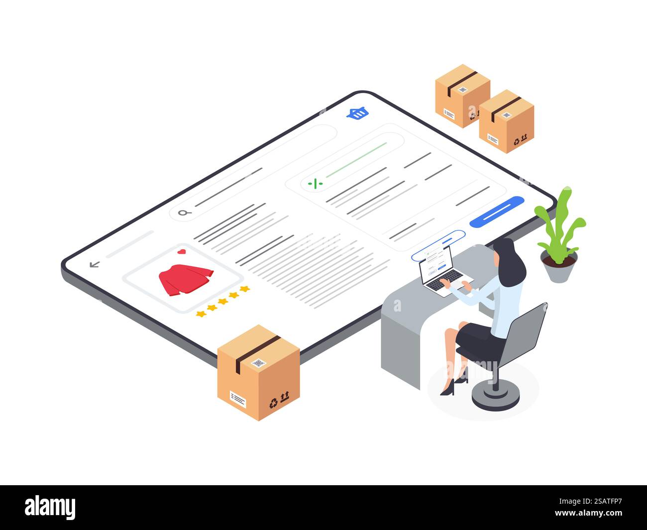 Dropshipping model Stock Vector Images - Alamy