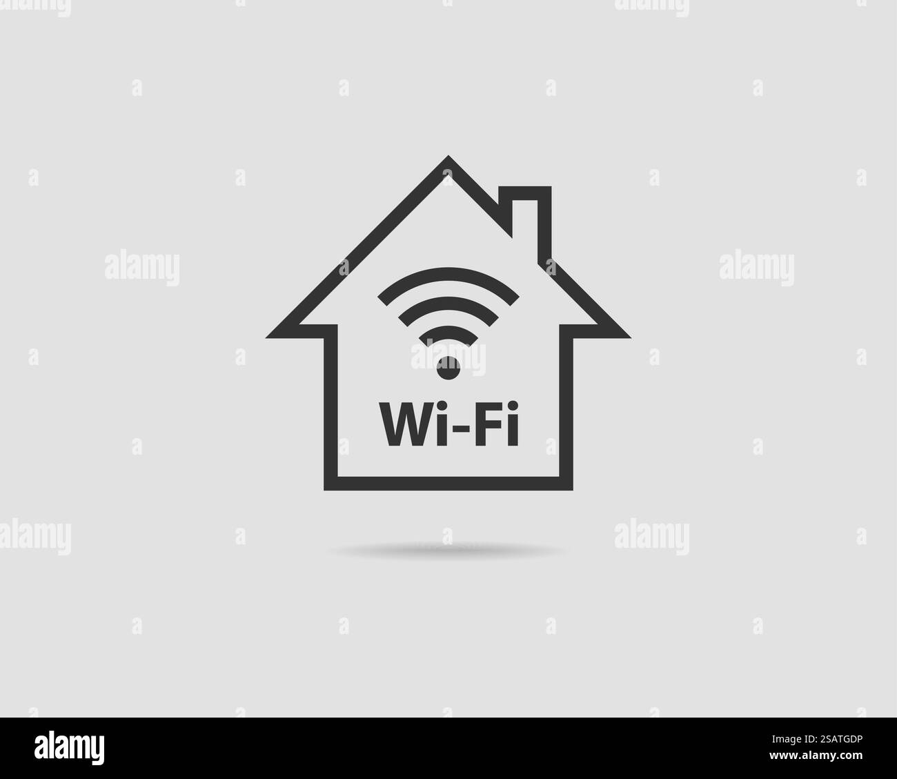 Free wi fi icon. Connection zone wifi vector symbol. Radio waves signal ...