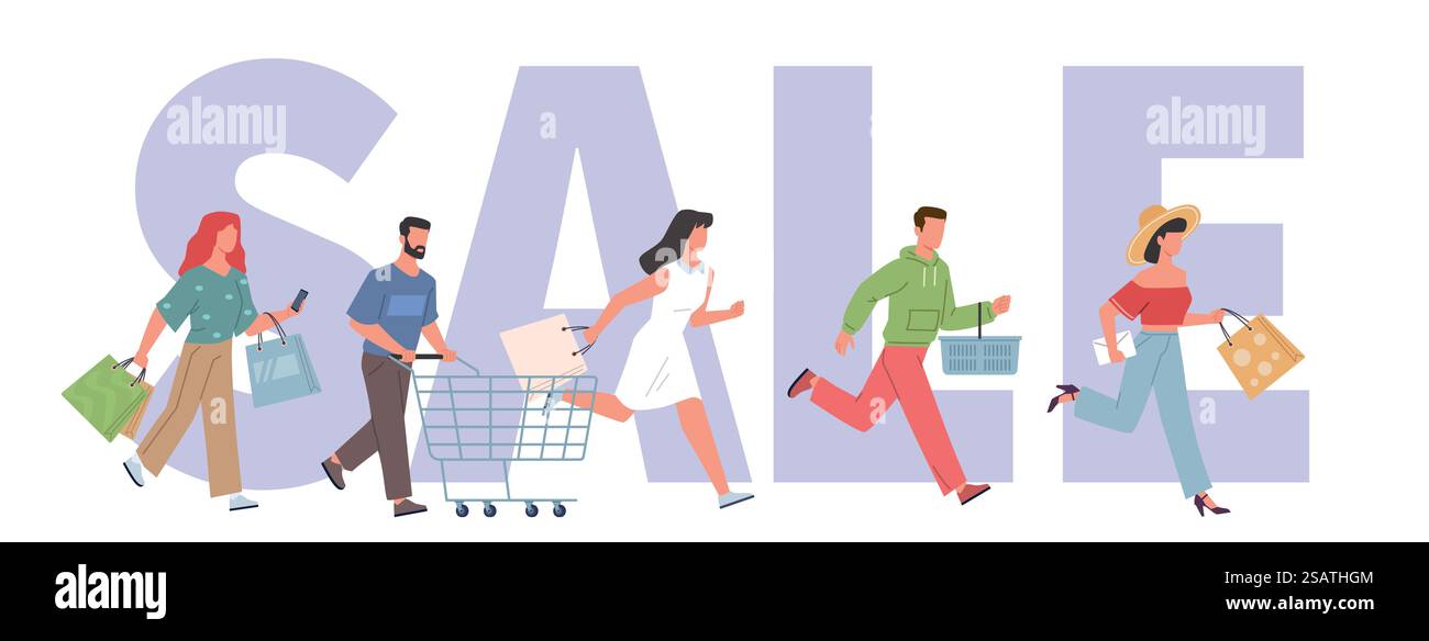 Walk around store Stock Vector Images - Alamy