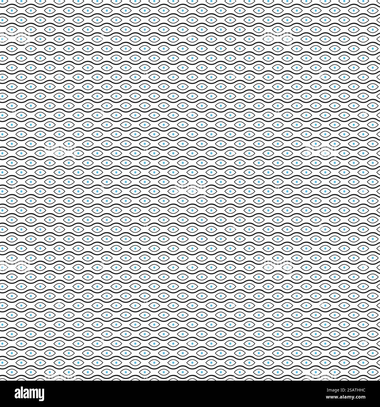 Waves seamless pattern. Flat design. Vector illustration.. Waves ...