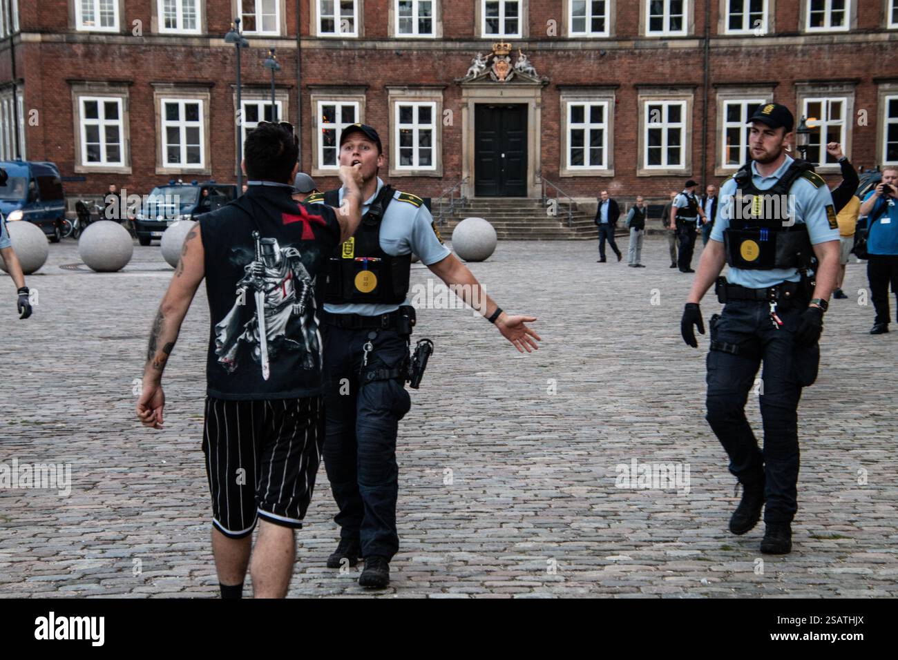 Copenhagen, Denmark. 21st Sep, 2023. Various groups are demonstrating ...