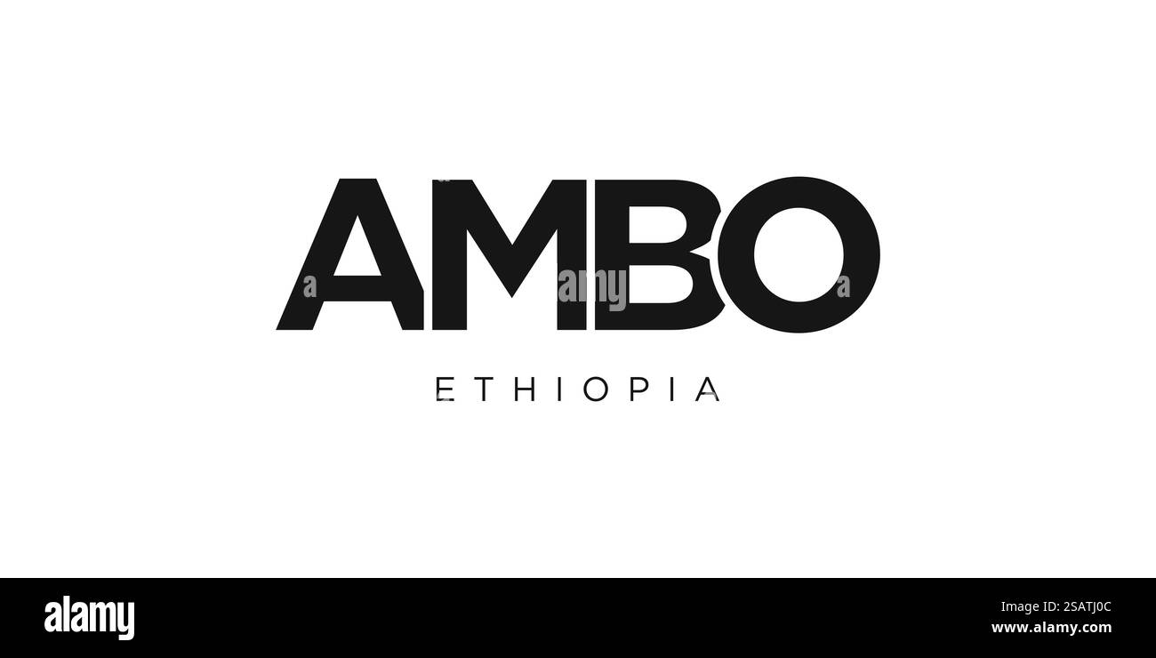 Ambo in the Ethiopia emblem for print and web. Design features ...