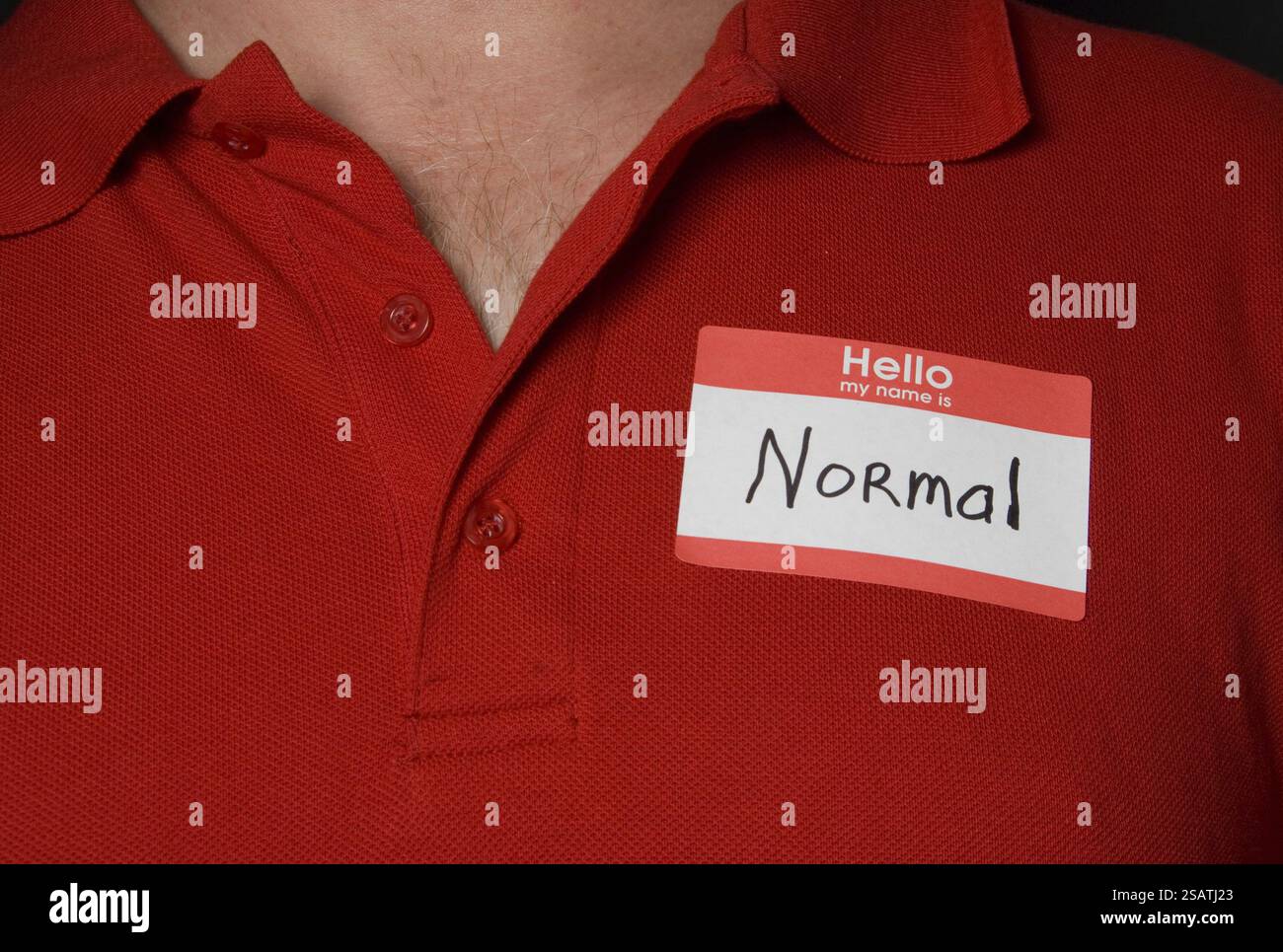 A generic name tag that says normal Stock Photo - Alamy
